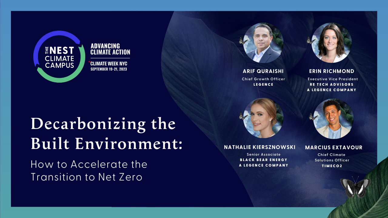 Main Stage 2023 | Decarbonizing the Built Environment